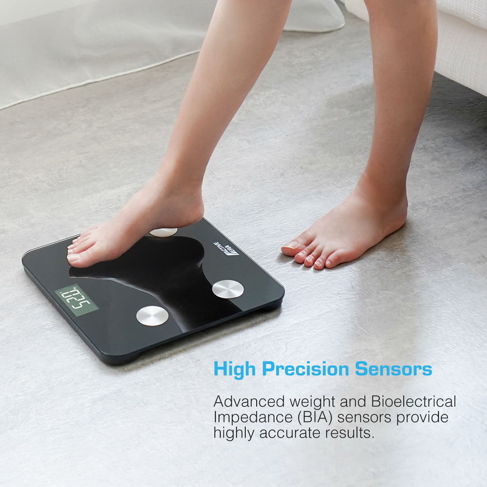 Smart Bathroom Scales - Black | Free Delivery | Active Era